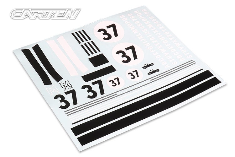 M210 Mini Pick-Up Body Sticker Sheet - Carten | Wolfram RC