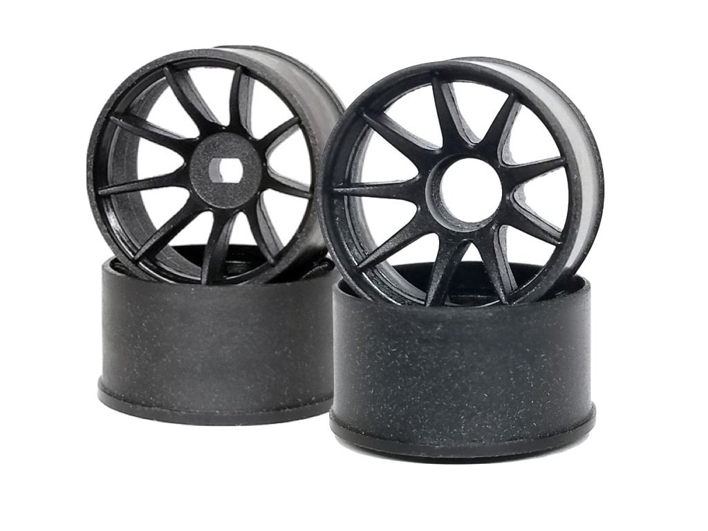 DXR MP1 Machine-Cut Carbon Composite Wheels - Race Unlimited | Wolfram RC