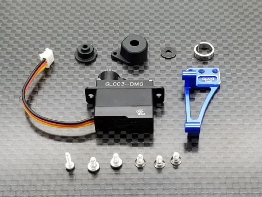 GL003-DMG Servo, Saver, 7075 Aluminum Mount Combo For GLA-V2,V1 - GL ...