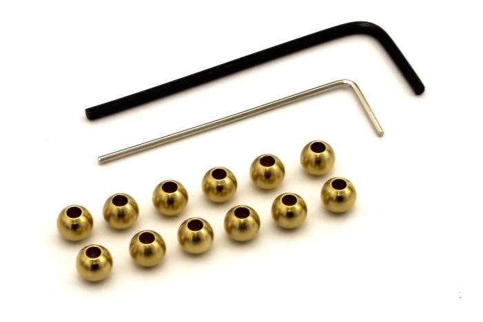 12pcs 4.8mm Brass Pivot Balls for Mini Z 4x4 (MX-01) - Kyosho | Wolfram RC