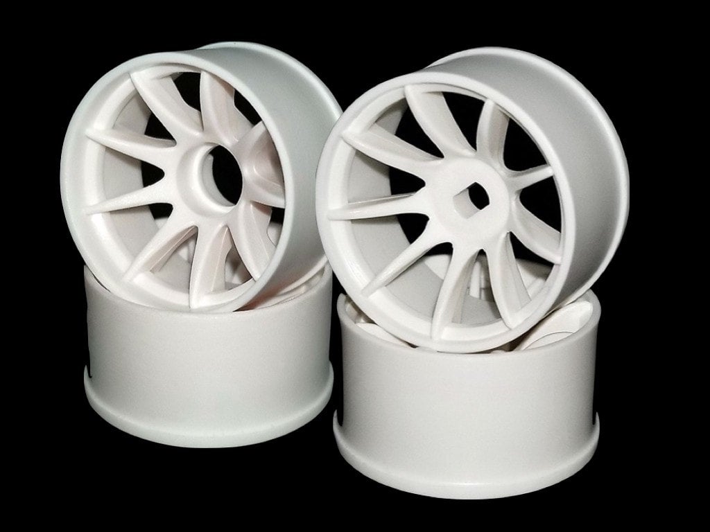 DXR MP1 Machine-Cut Lightweight FRP Wheels - Race Unlimited | Wolfram RC
