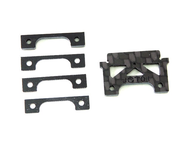 Carbon Fiber Adapters for BM001 Front Body Mount - PN Racing | Wolfram RC