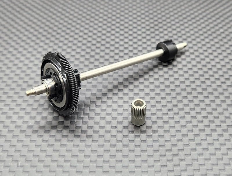 126p Ball Differential w/ Hard-Coated 24T Pinion - GL-Racing | Wolfram RC
