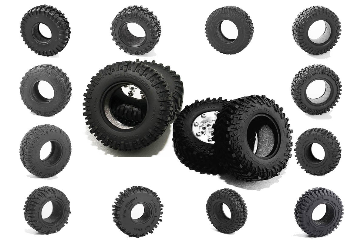 1.0" Micro Crawler Tires: Pair - RC4WD | Wolfram RC