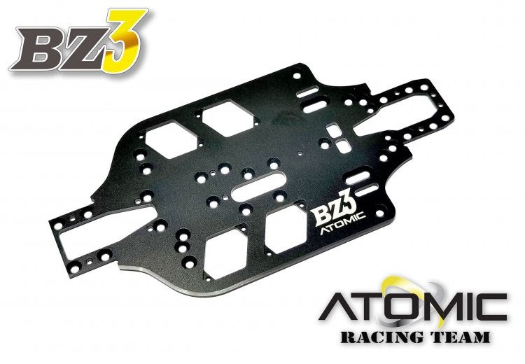 Aluminum Chassis for Mid-Spur for BZ3 - Atomic | Wolfram RC
