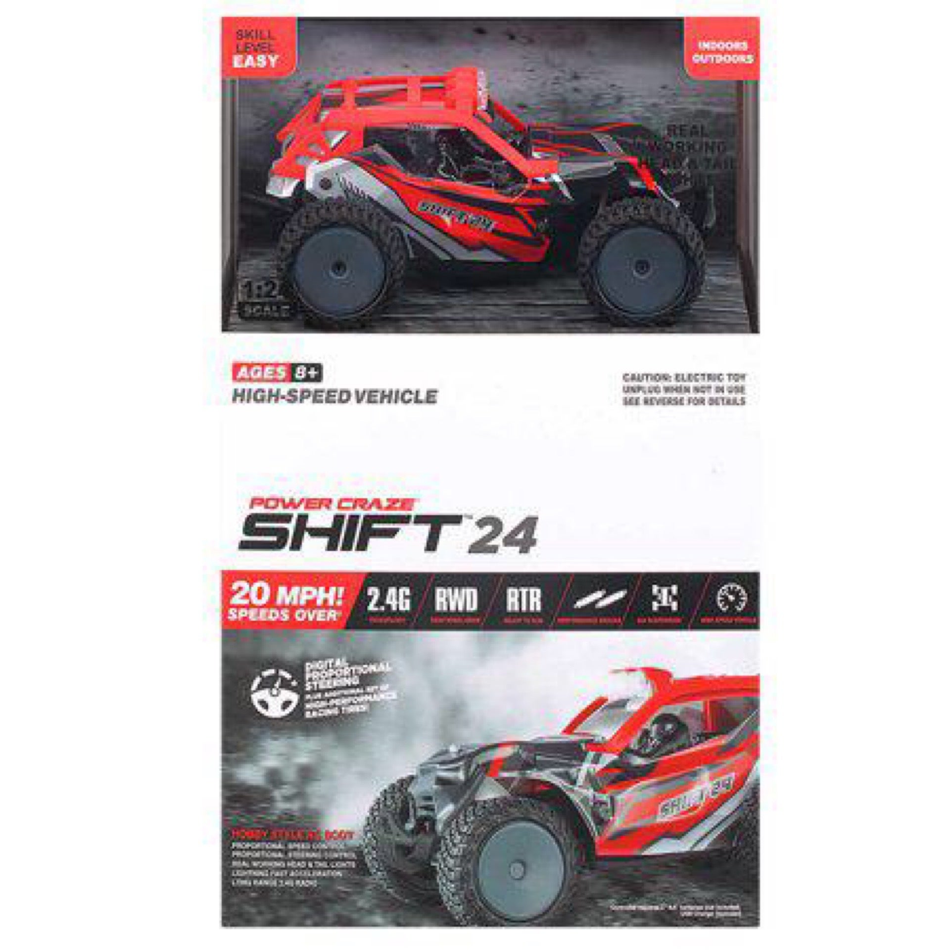 Power Craze Shift 24 Mini RC, High Speed Buggy | Wolfram RC