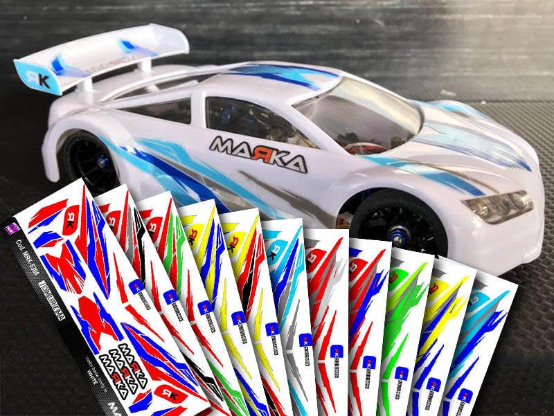 Adhesive Sticker 'Skin' Sets for Jomurema GT01 - Marka | Wolfram RC