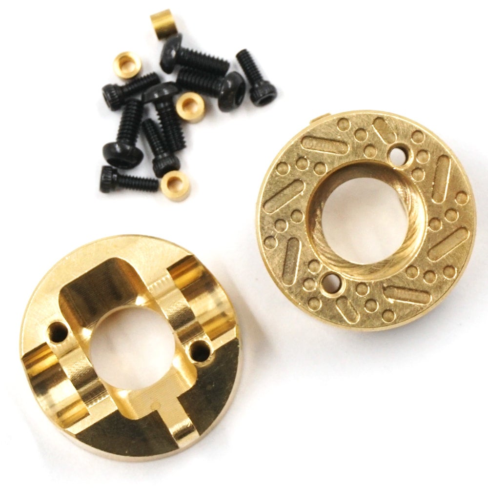 Mini-Z 4x4 (MX-01) Brass Front Steering Knuckles - Yeah Racing | Wolfram RC