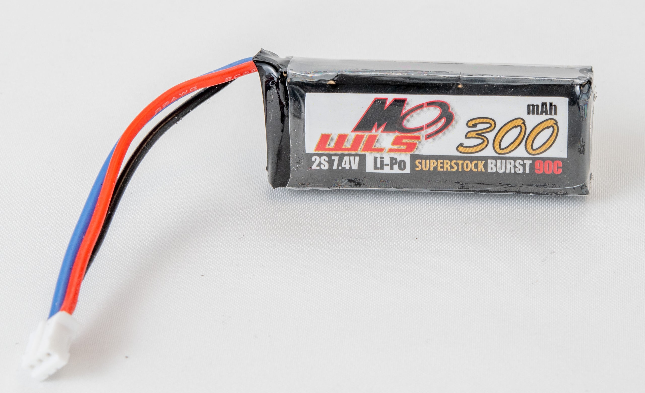 300mAH 2S LiPo battery w/ JST-PH balance connector - MC3 | Wolfram RC