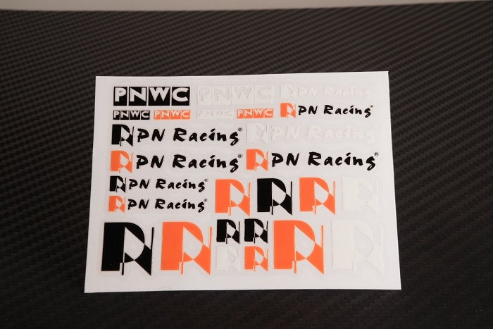 Team PNWC 3D Transfer Stickers/Decals - PN Racing | Wolfram RC