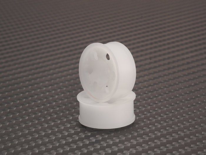 Flanged, Machine Cut Delrin Wheels - PN Racing | Wolfram RC