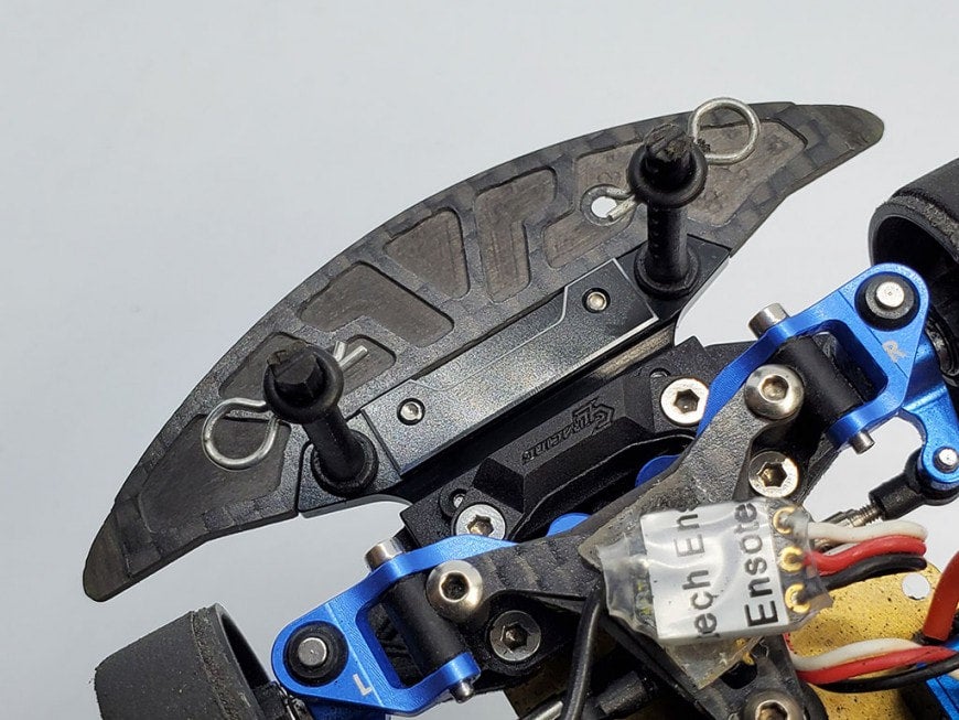 DXR 7075 Aluminum/Carbon Fiber Bumper - Race Unlimited | Wolfram RC