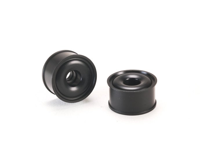 Flanged, Machine Cut Delrin 'Formula' Wheels - PN Racing | Wolfram RC