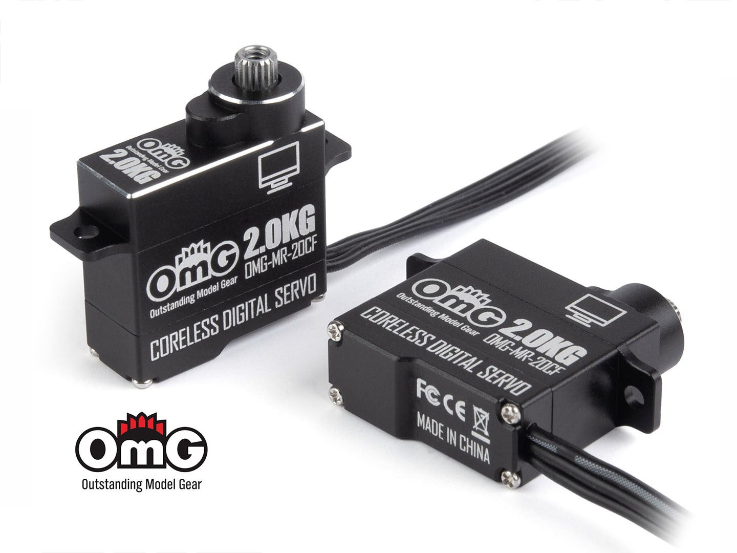 20CF Micro Thin-Profile Coreless Servo - OMG | Wolfram RC