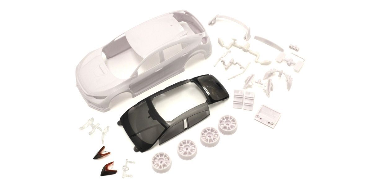 Honda Civic Type-R - Unpainted White Body Set - Kyosho | Wolfram RC