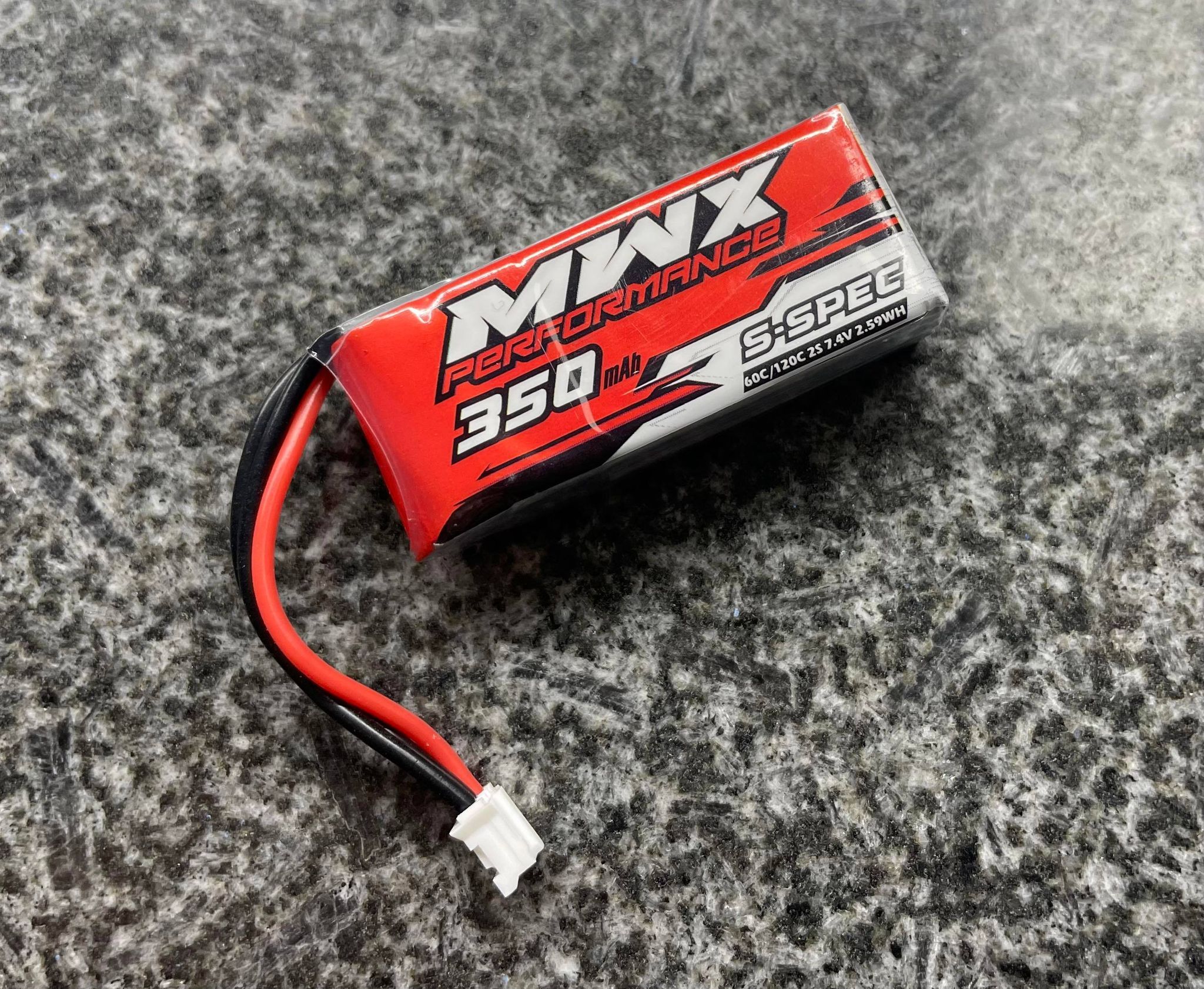 S-Spec 60c Constant/120c Burst 2S 7.4V LiPo Battery Pack - MWX ...