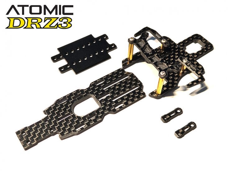 DRZ3 Narrow Chassis Plate: 90-120mm - Atomic | Wolfram RC