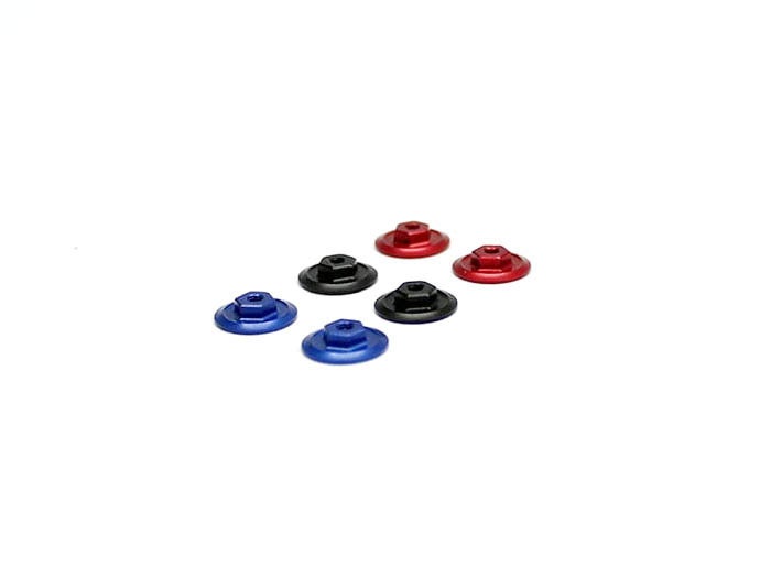 Wing-Things Aluminum Nuts for Lexan Bodies - Reflex Racing | Wolfram RC