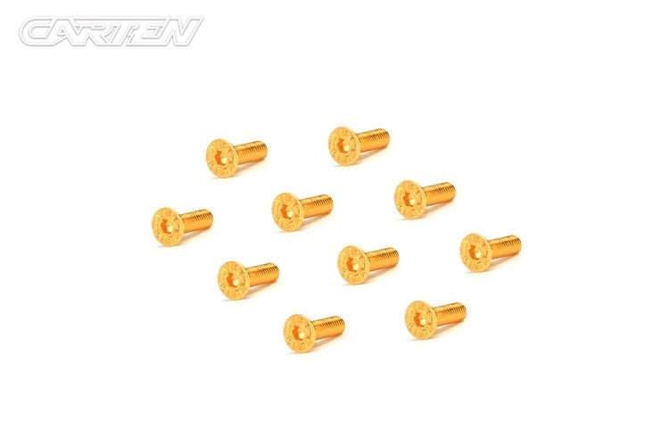 M2.5 Countersink-Head Machine Screws: Grade-12.9 - Carten | Wolfram RC