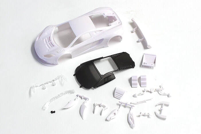 McLaren 12C GT3 2013 - Unpainted White Body Set - Kyosho | Wolfram RC