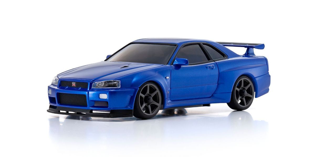 Auto Scale Collection - R34 Nissan Skyline GT-R V.Spec II - Kyosho ...