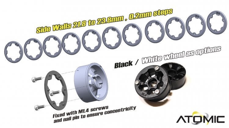 S20 AWD Wheels - Atomic | Wolfram RC