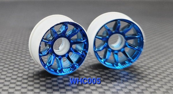 RWD Plated Machine-Cut Reinforced Wheels - GL Racing | Wolfram RC