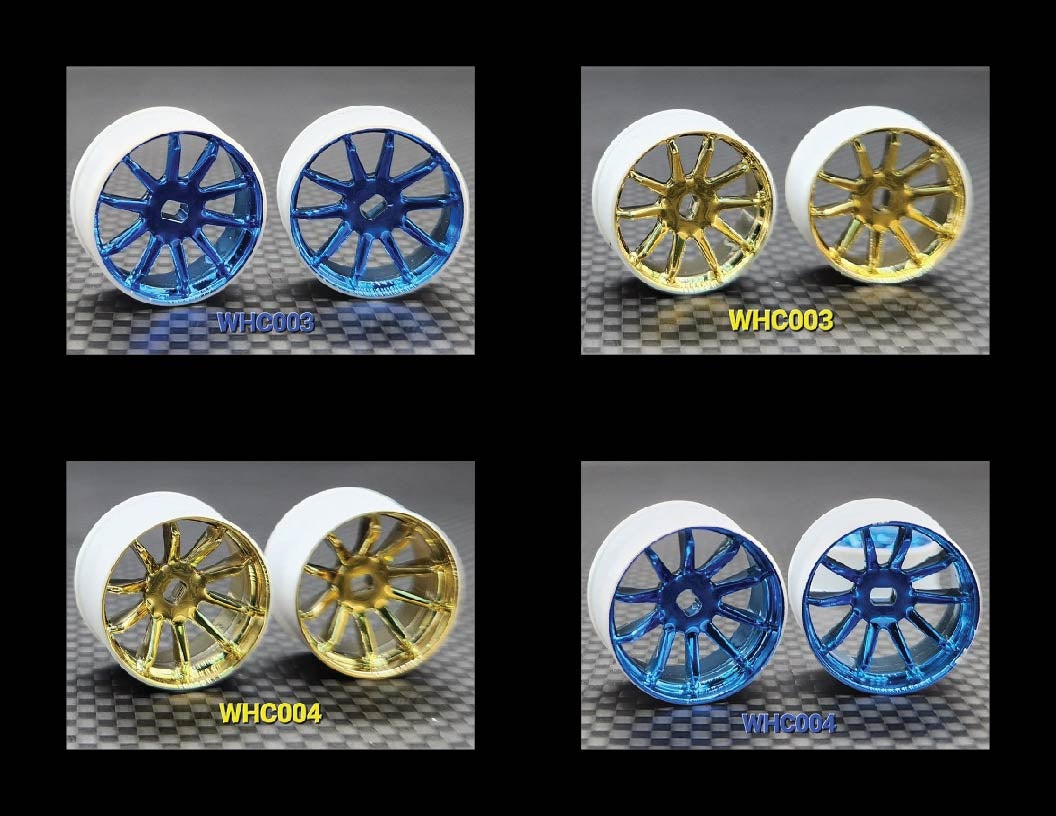 AWD Plated Cut Reinforced Wheels - GL Racing | Wolfram RC