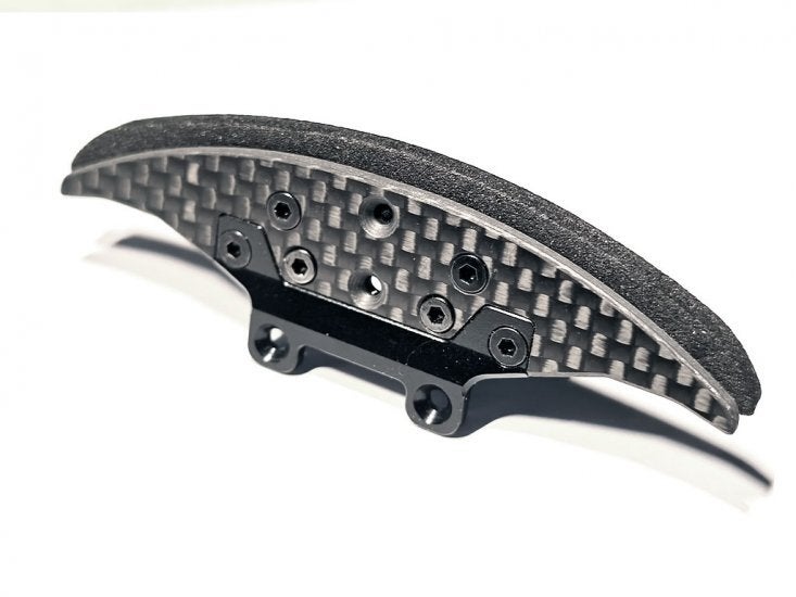 Wide Aluminum and Carbon Fiber Bumper for Lexan Bodies - Atomic | Wolfram RC