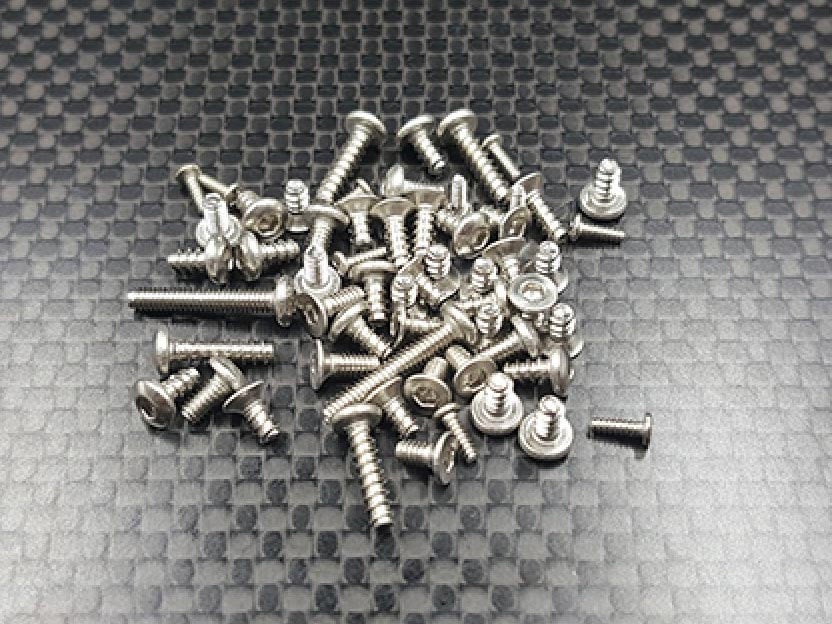 GLA-V2 Stainless Steel Screw Set - GL Racing | Wolfram RC