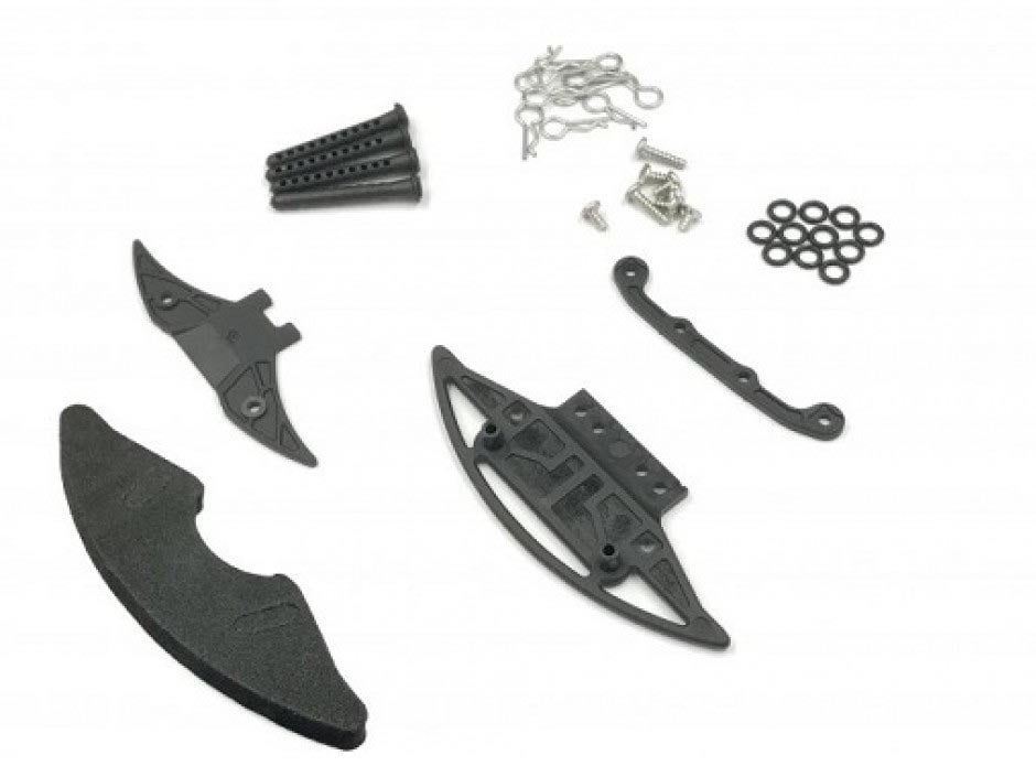 Carbon Reinforced Bumper w/ Body Posts - GL Racing | Wolfram RC